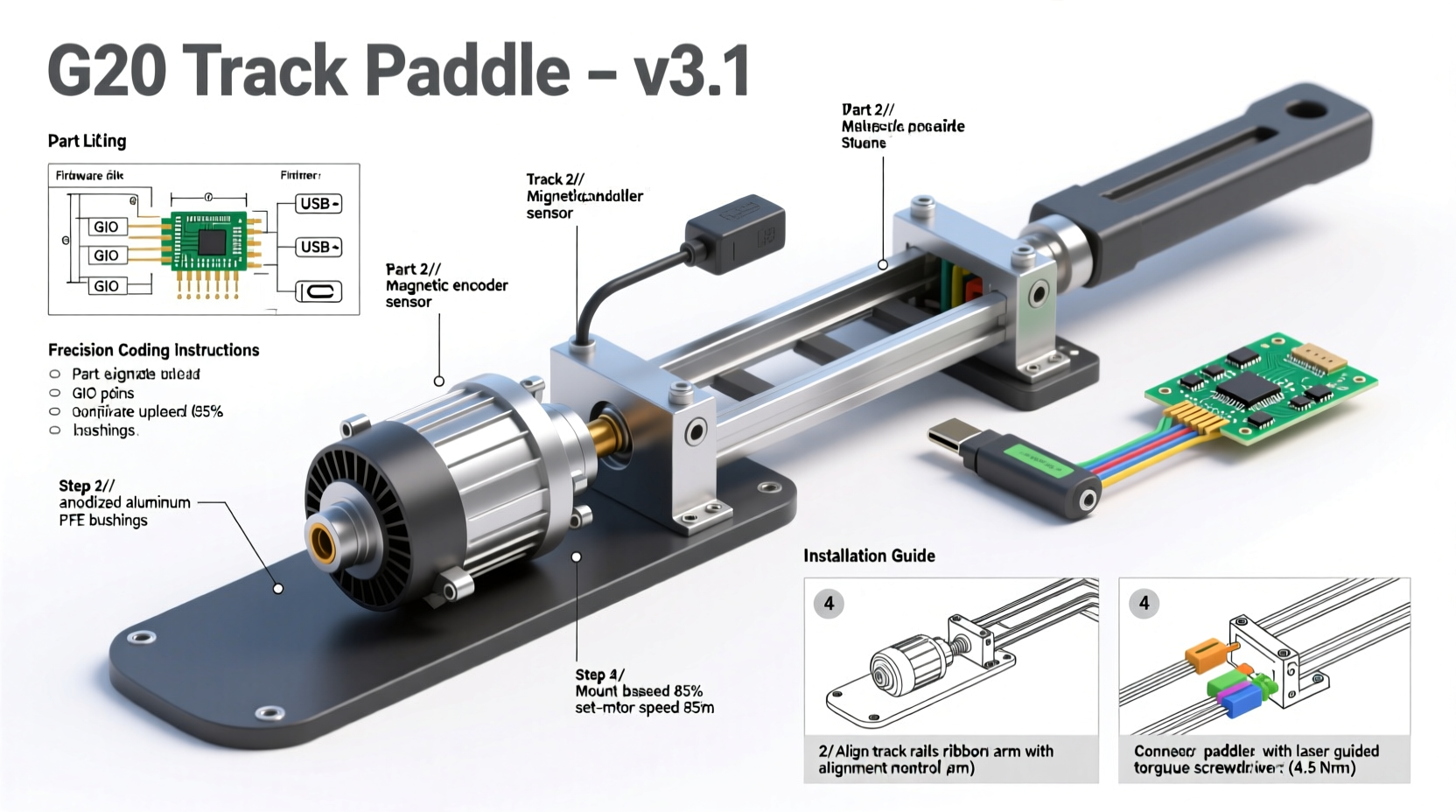 G20 Track Paddle Setup: Exact Parts, Coding & Installation Guide