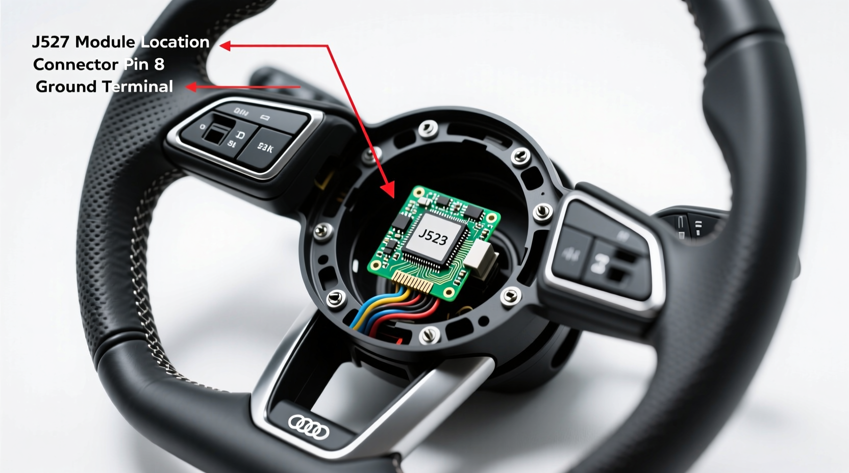 2016 Audi S3 Steering Wheel Controls Fix: Replace J527 Module