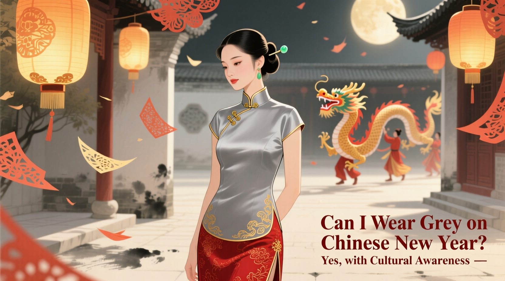 Can I Wear Grey on Chinese New Year? Yes, with Cultural Awareness