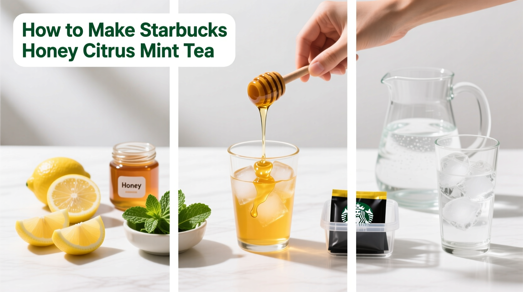 How to Make Starbucks Honey Citrus Mint Tea