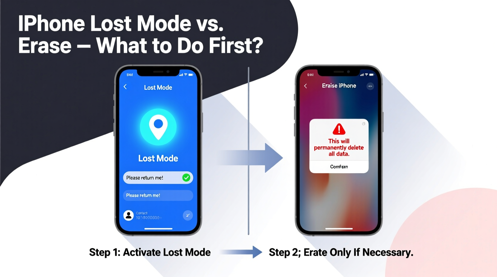 Iphone Stolen Lost Mode Vs Erase Which Do I Do First
