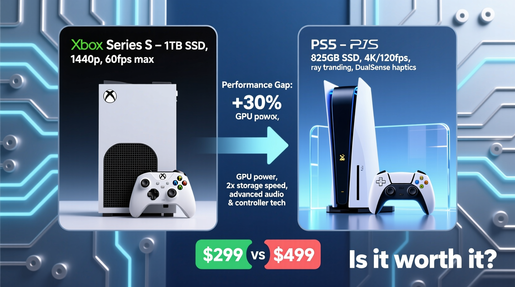 Xbox Series S Vs Ps5 Is The Ps5s Extra Power Really Worth The Price ...