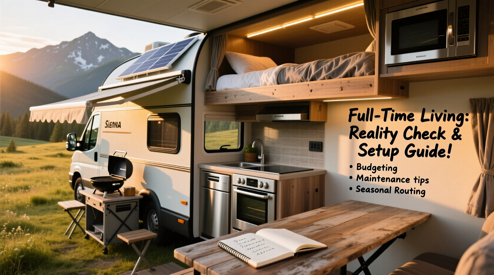 Sienna Motorhome for Full-Time Living: Reality Check & Setup Guide