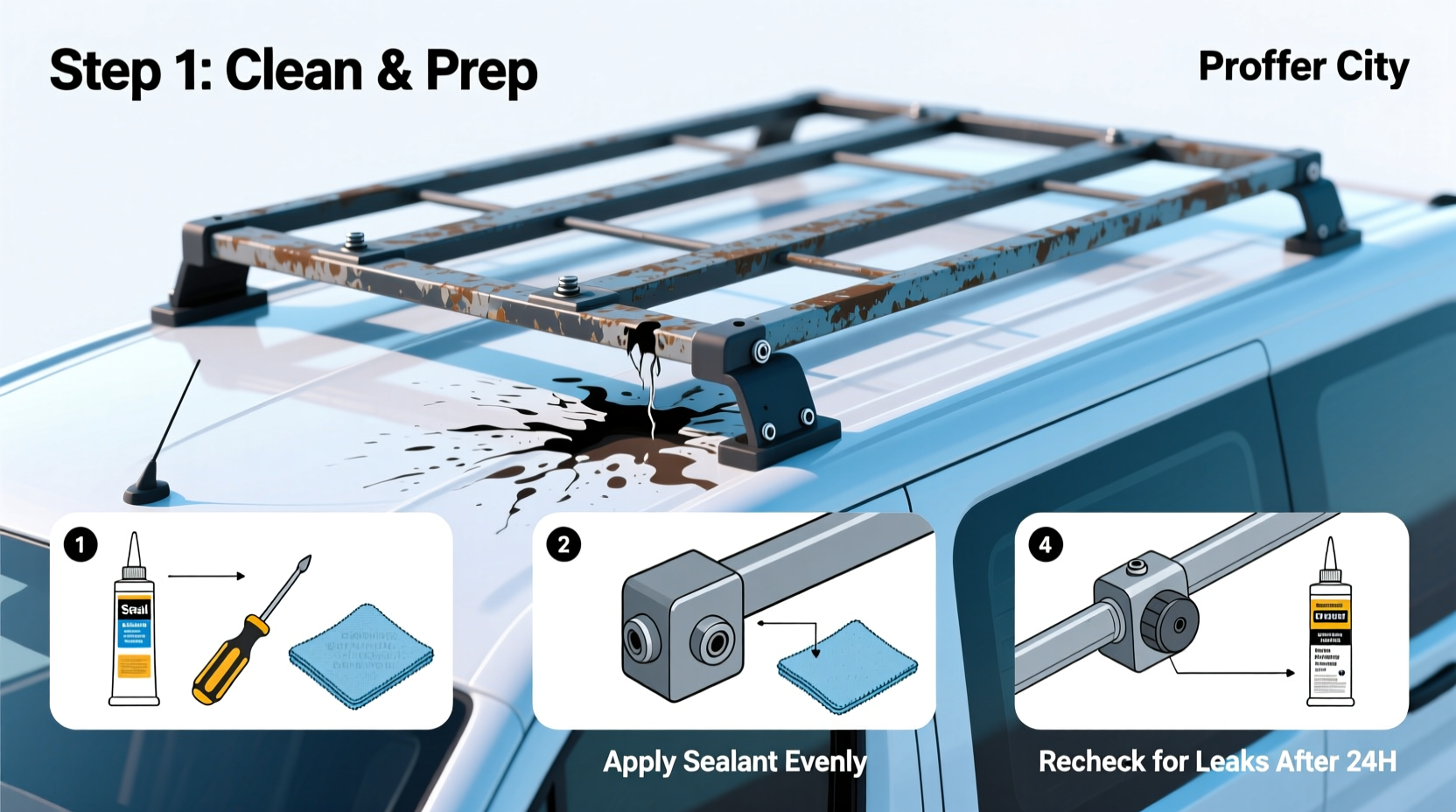 Crafter Roof Rack Leak Fix: Step-by-Step Repair Guide