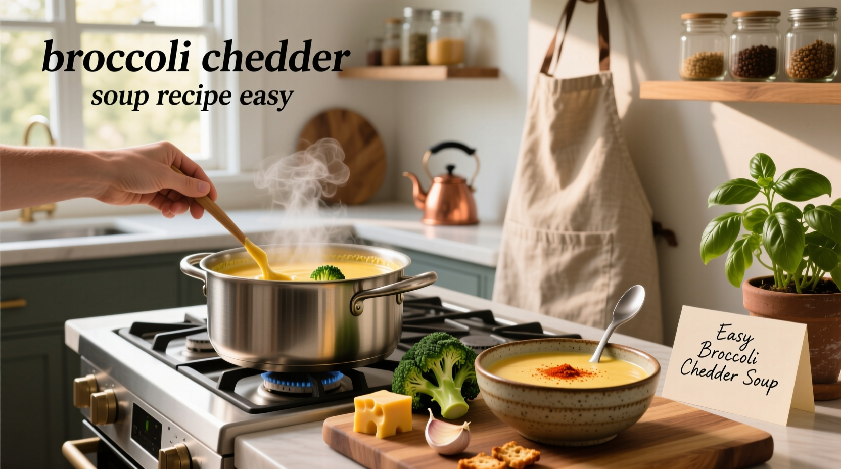 How to Make Easy Broccoli Cheddar Soup at Home