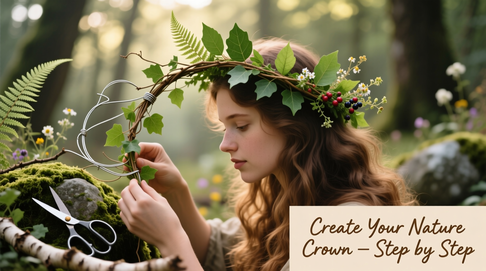 Creative Leaf Crown Diy Step By Step Guide To Crafting Your Own Nature ...
