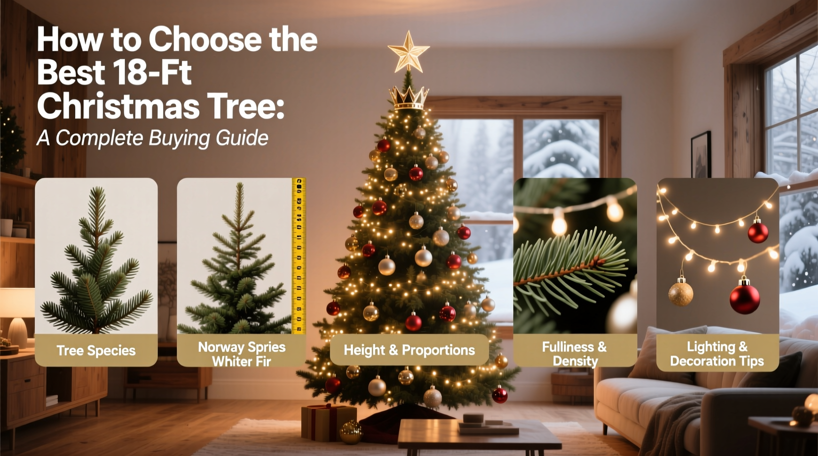 How to Choose the Best Christmas Tree 18 Ft: A Complete Buying Guide