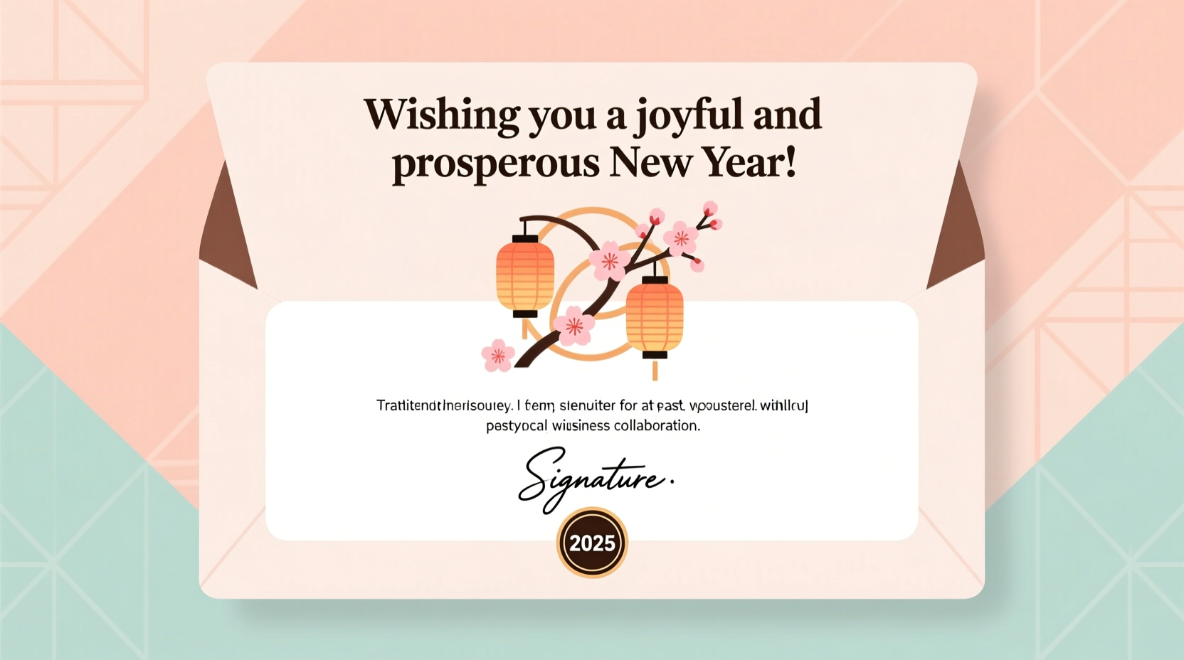 How to Write a New Year Greeting Email