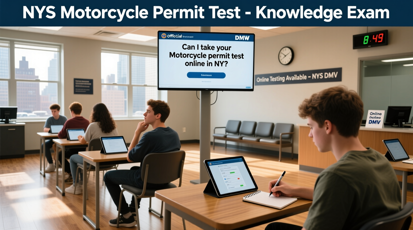 How to Take the NYS Motorcycle Permit Test Online Guide
