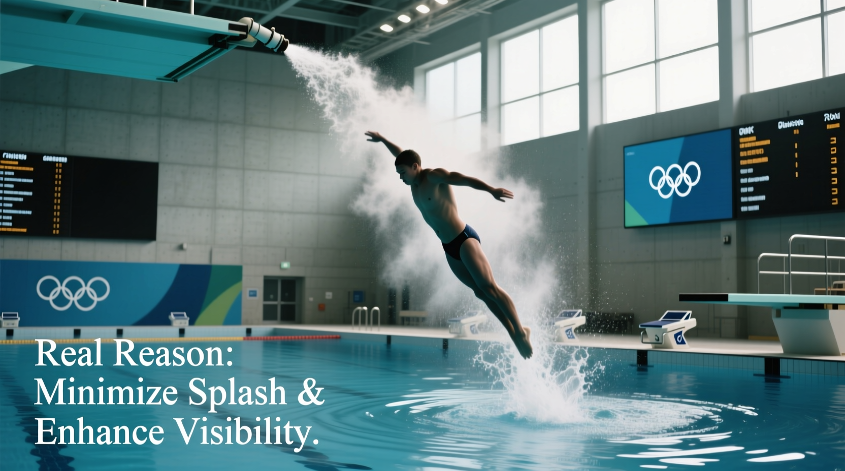 Why Do They Spray Water In Diving Pools The Real Reason