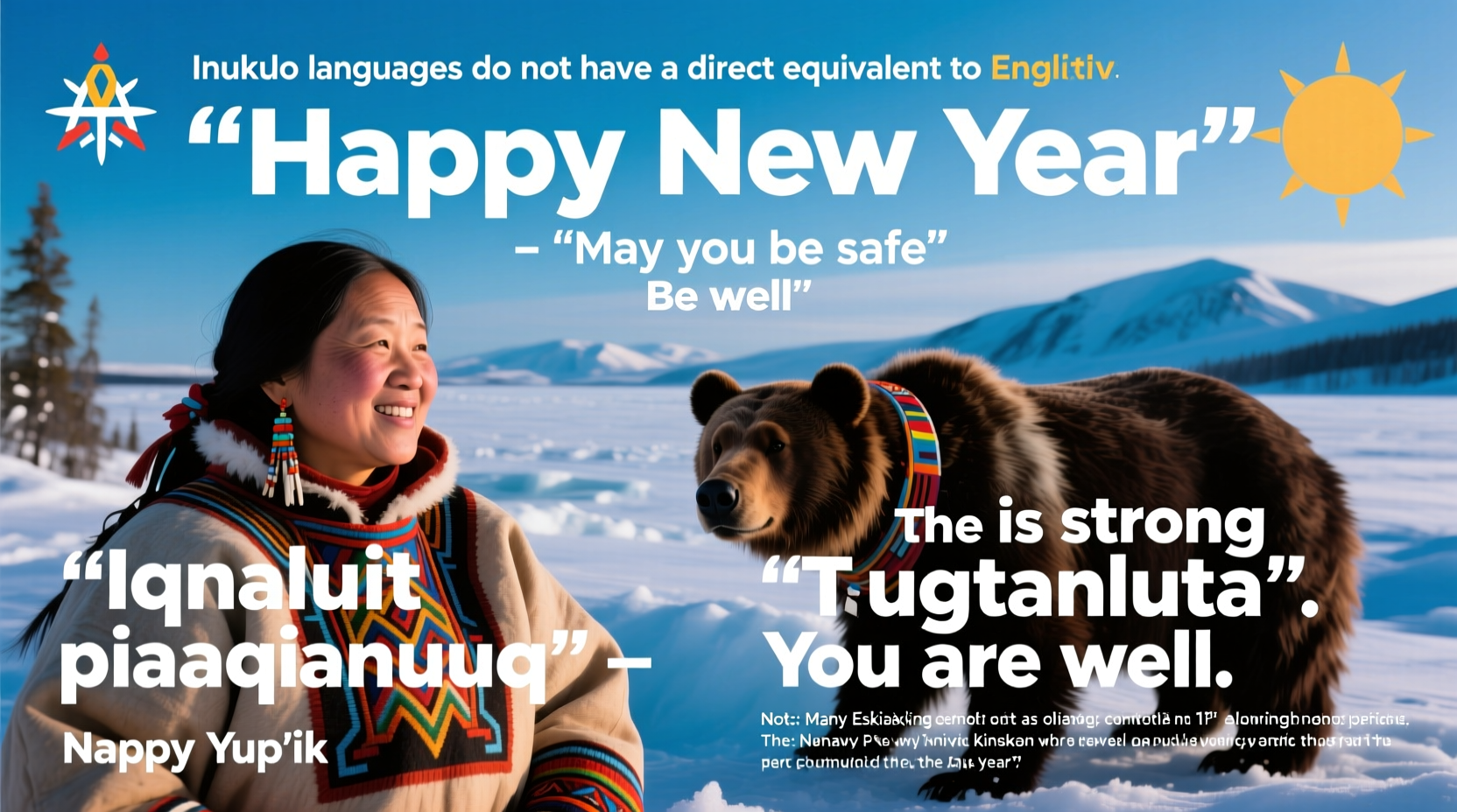 How to Say Happy New Year in Eskimo Languages
