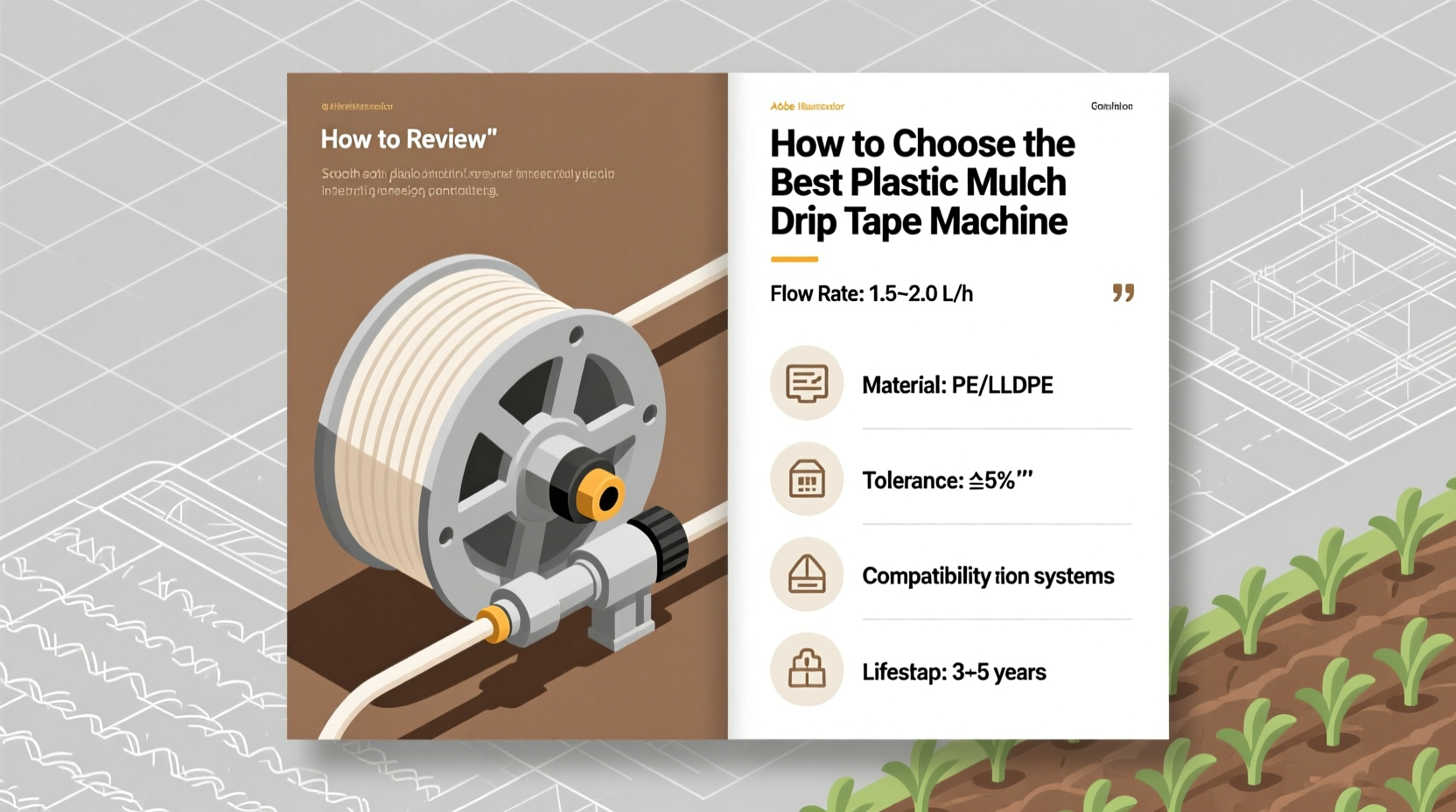 How to Choose the Best Plastic Mulch Drip Tape Machine: A Complete ...