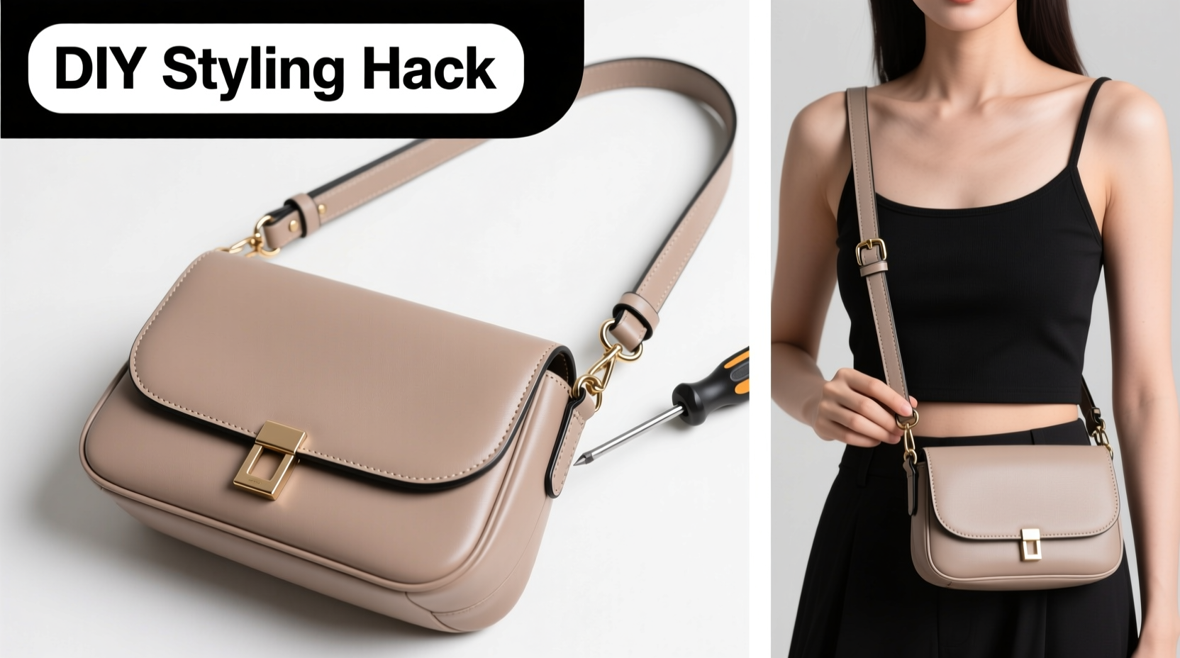 Step By Step Guide How To Easily Convert A Womens Shoulder Bag Into A ...