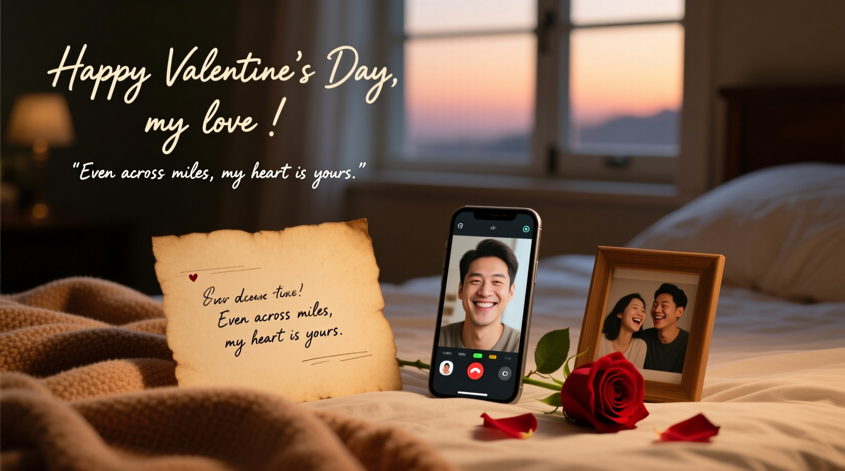 What to Say in a Long Distance Relationship on Valentine's Day