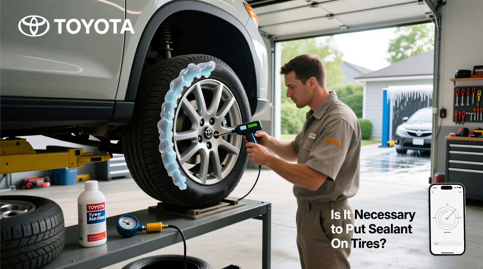 How to choose Toyota tyre sealant, Is it necessary to put sealant on tires?