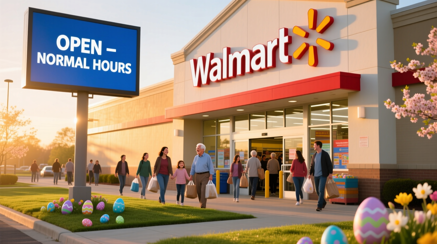 Is Walmart Open Easter Morning? Yes, with Normal Hours