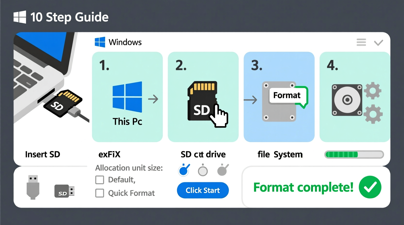 Step By Step Guide To Format An Sd Card On Windows 10 Safely And ...