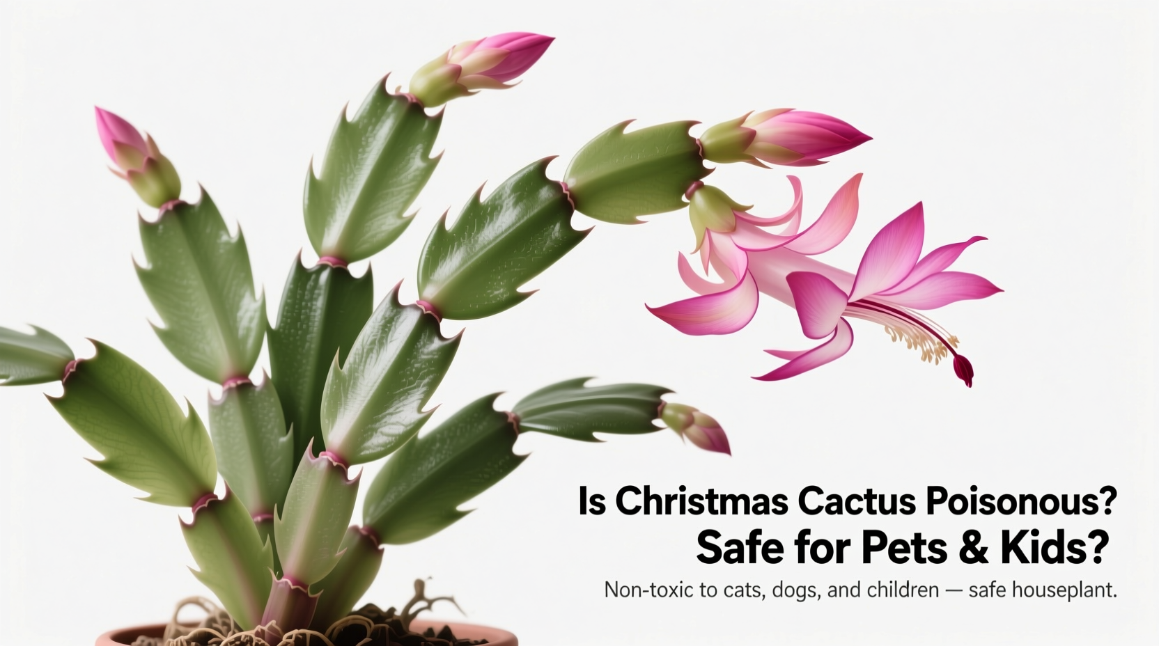 Is Christmas Cactus Poisonous? Safe for Pets & Kids?