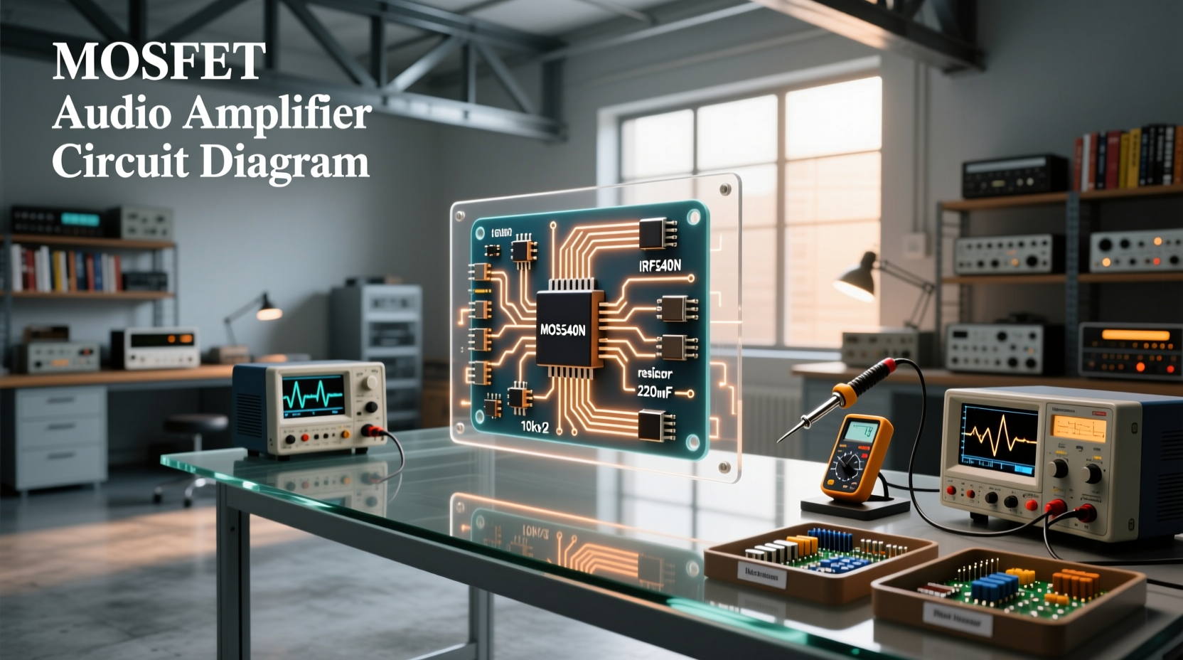 How to Build a MOSFET Audio Amplifier: Circuit Diagram Guide