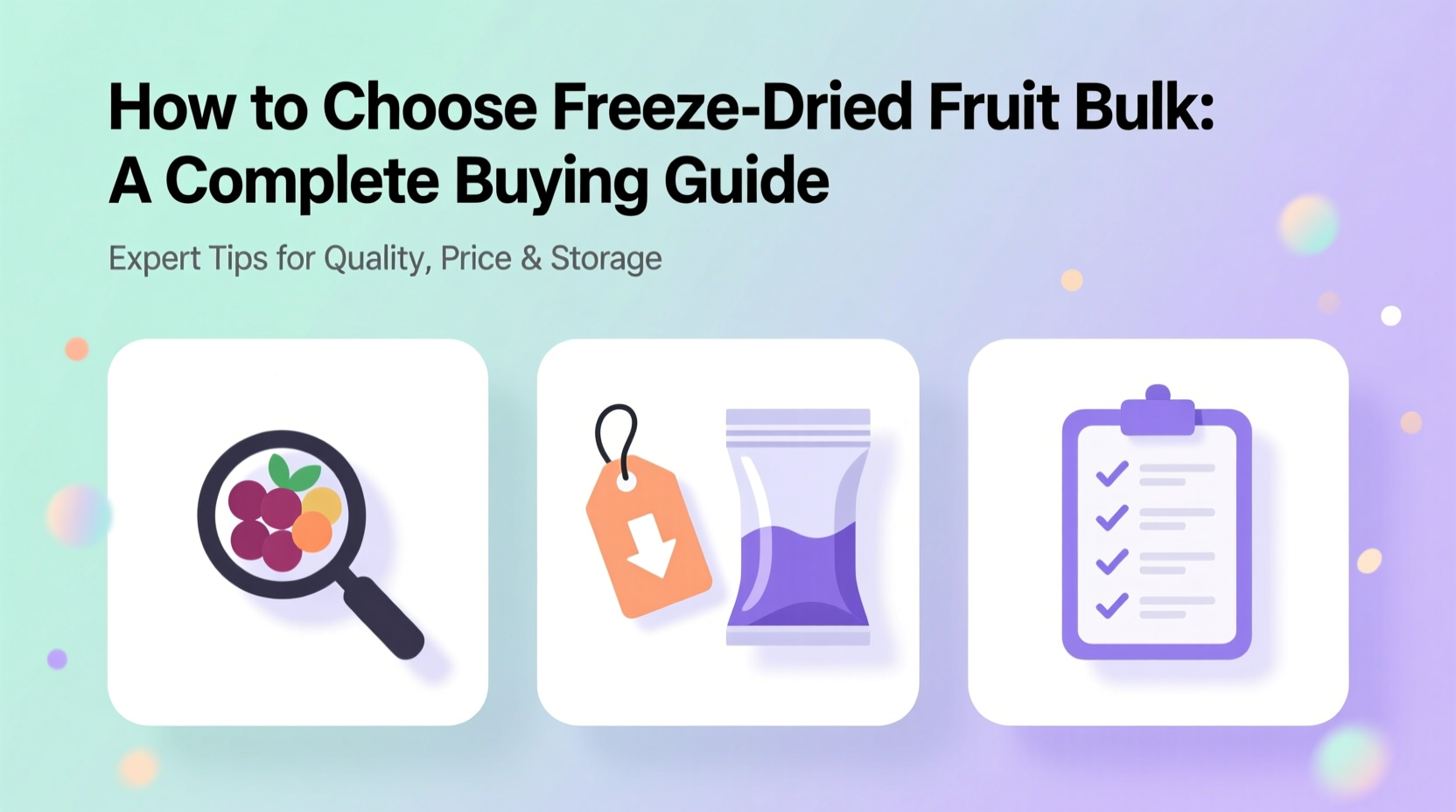 How to Choose Freeze Dried Fruit Bulk: A Complete Buying Guide