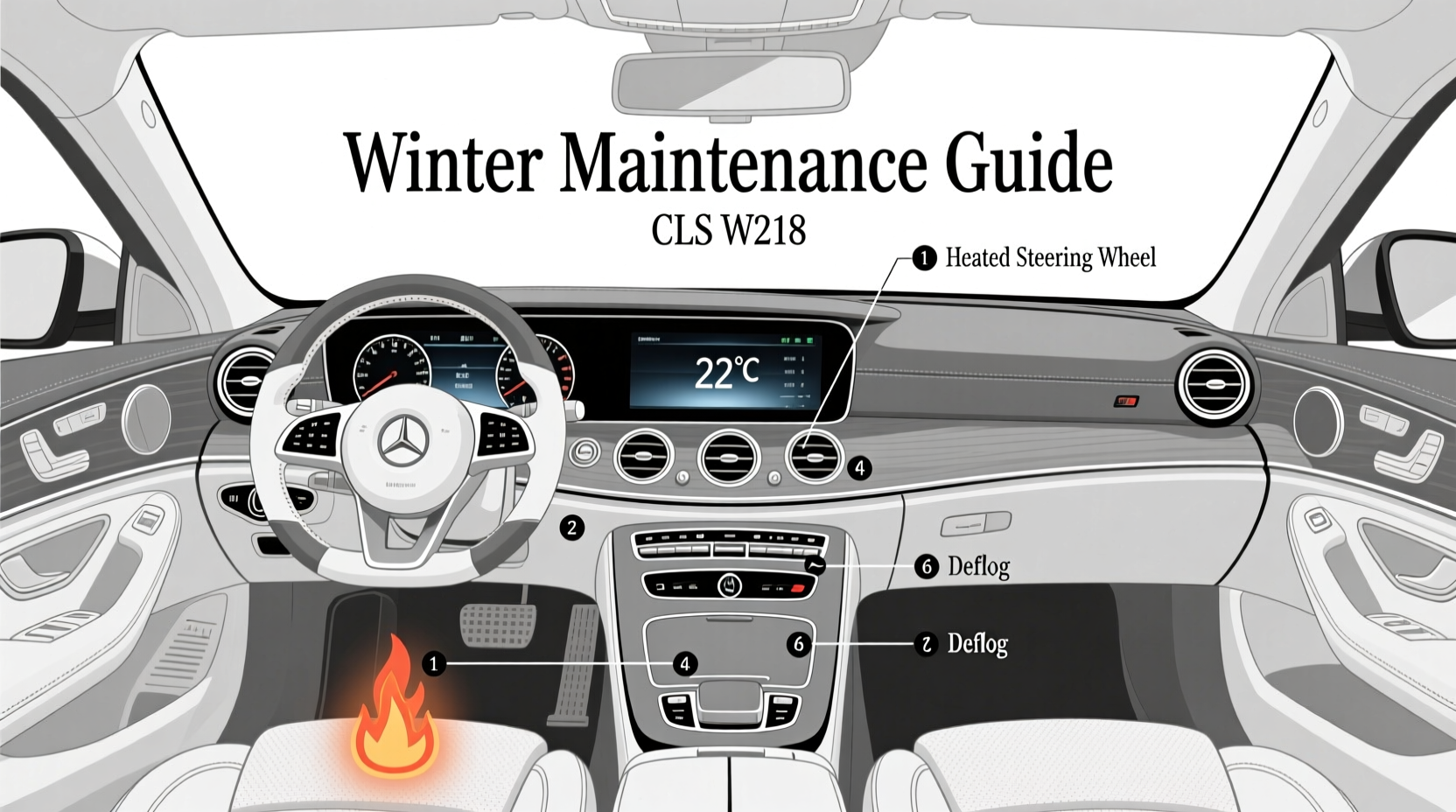 CLS W218 Interior Winter Maintenance Guide