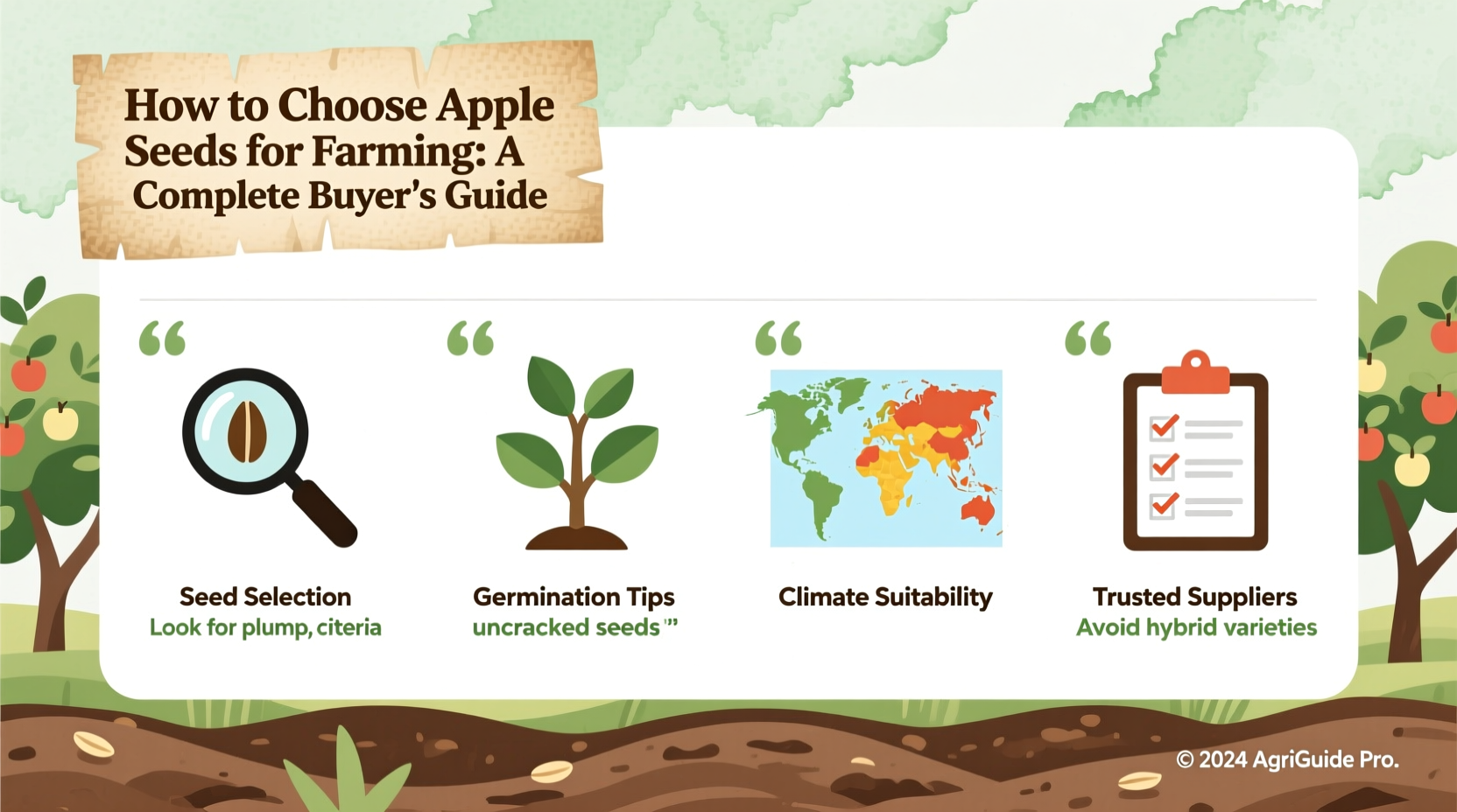 How to Choose Apple Seeds for Farming: A Complete Buyer's Guide