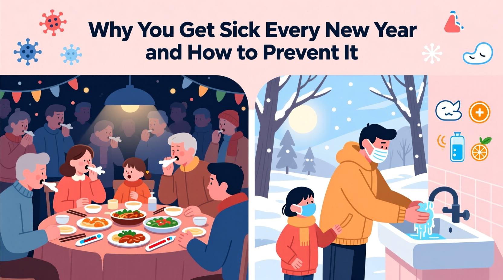 Why You Get Sick Every New Year and How to Prevent It