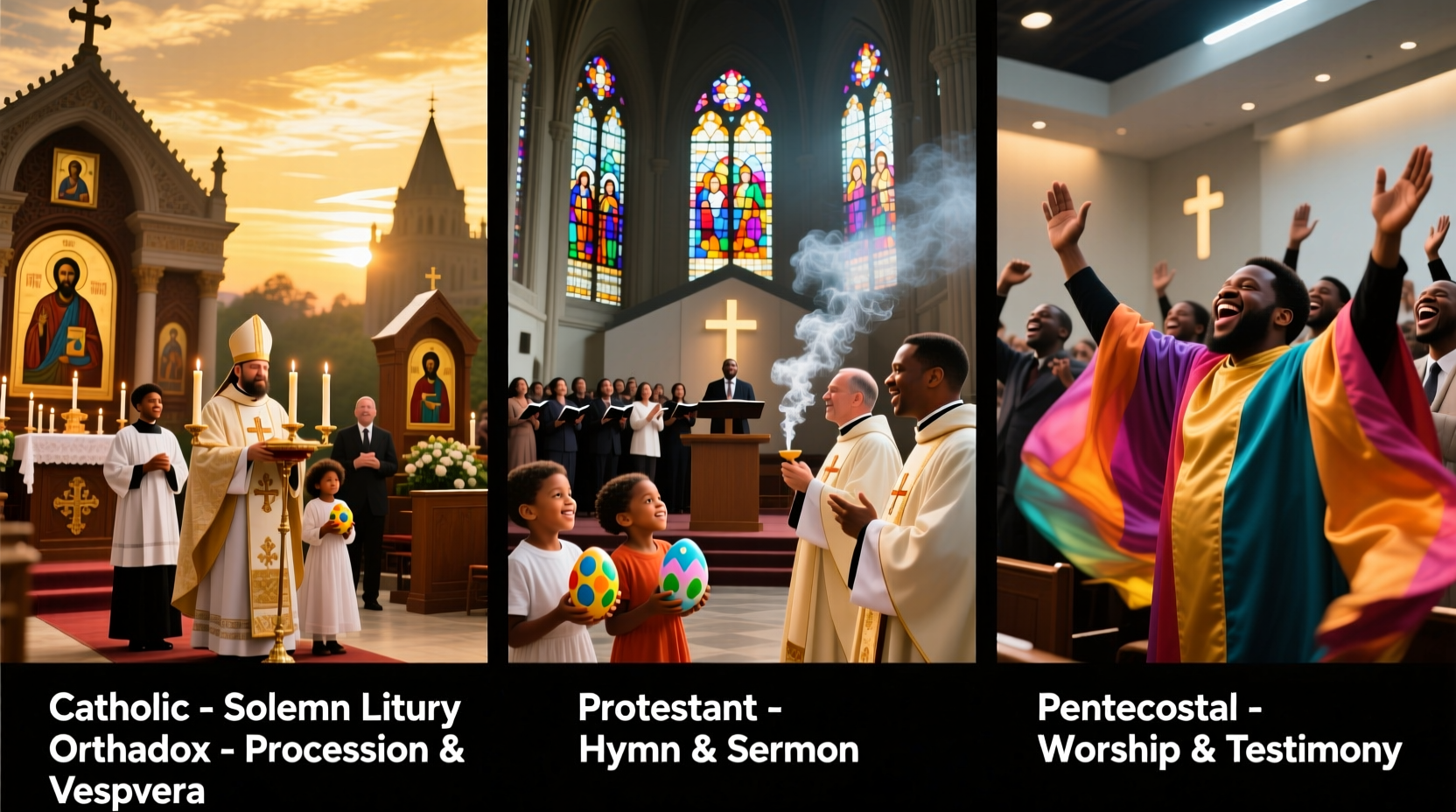 How Different Christian Denominations Celebrate Easter