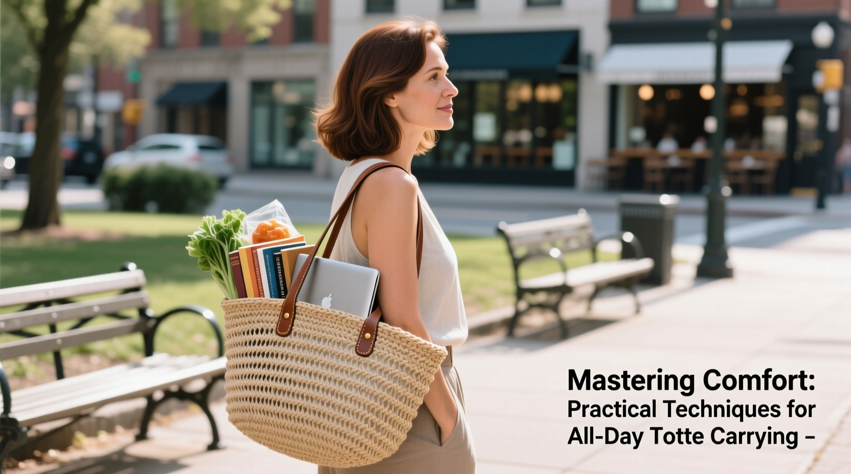 Mastering Comfort Practical Techniques To Carry A Large Tote Bag On ...