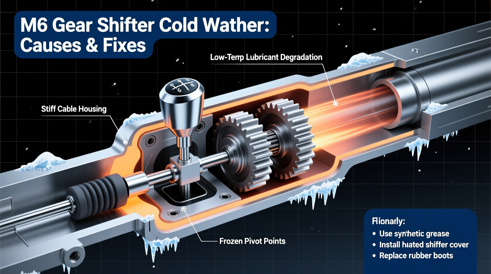 M6 Gear Shifter Cold Weather: Causes & Fixes
