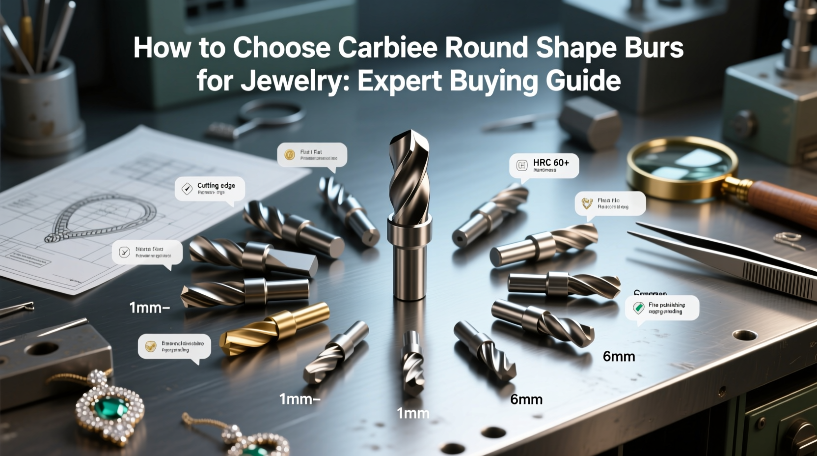 How to Choose Carbide Round Shape Burs for Jewelry: Expert Buying Guide