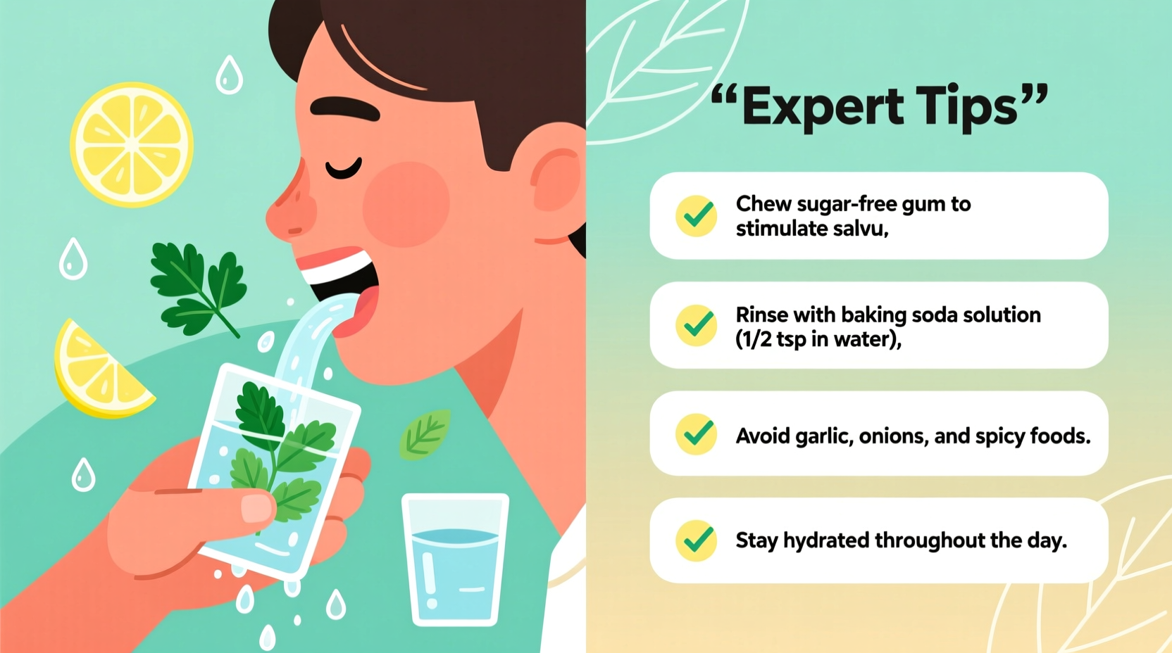 Effective Home Remedies And Expert Tips To Quickly Eliminate Bad Taste ...