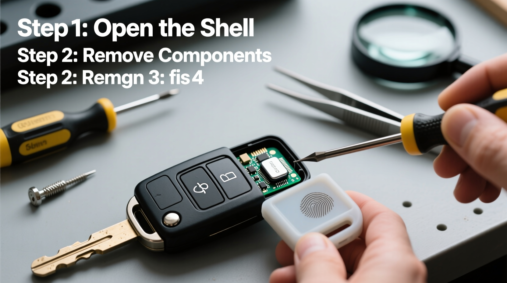 Step By Step Guide To Replacing A Damaged Car Key Shell Yourself