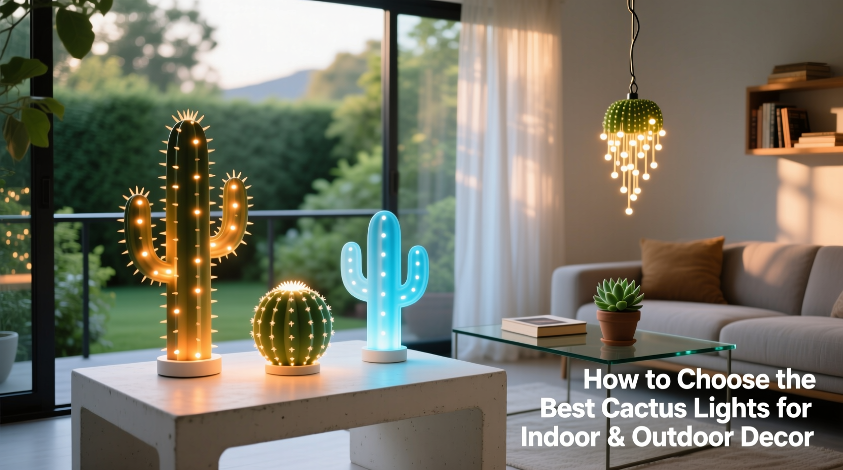 How to Choose the Best Cactus Lights for Indoor & Outdoor Decor