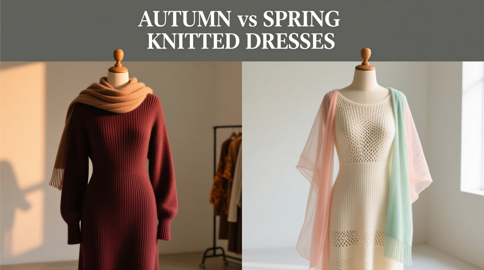 Autumn Vs Spring Knitted Dresses What Subtle Differences Should You ...
