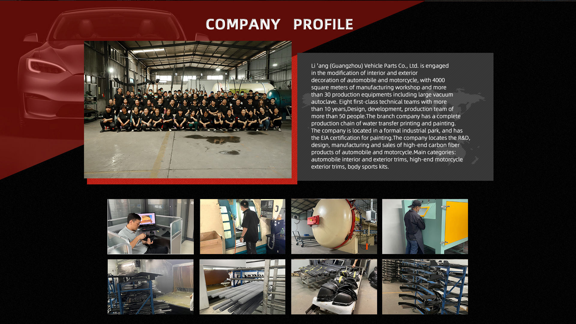 Li Ang (Guangzhou) Vehicle Parts Co., Ltd. - Carbon Fiber Spoiler ...