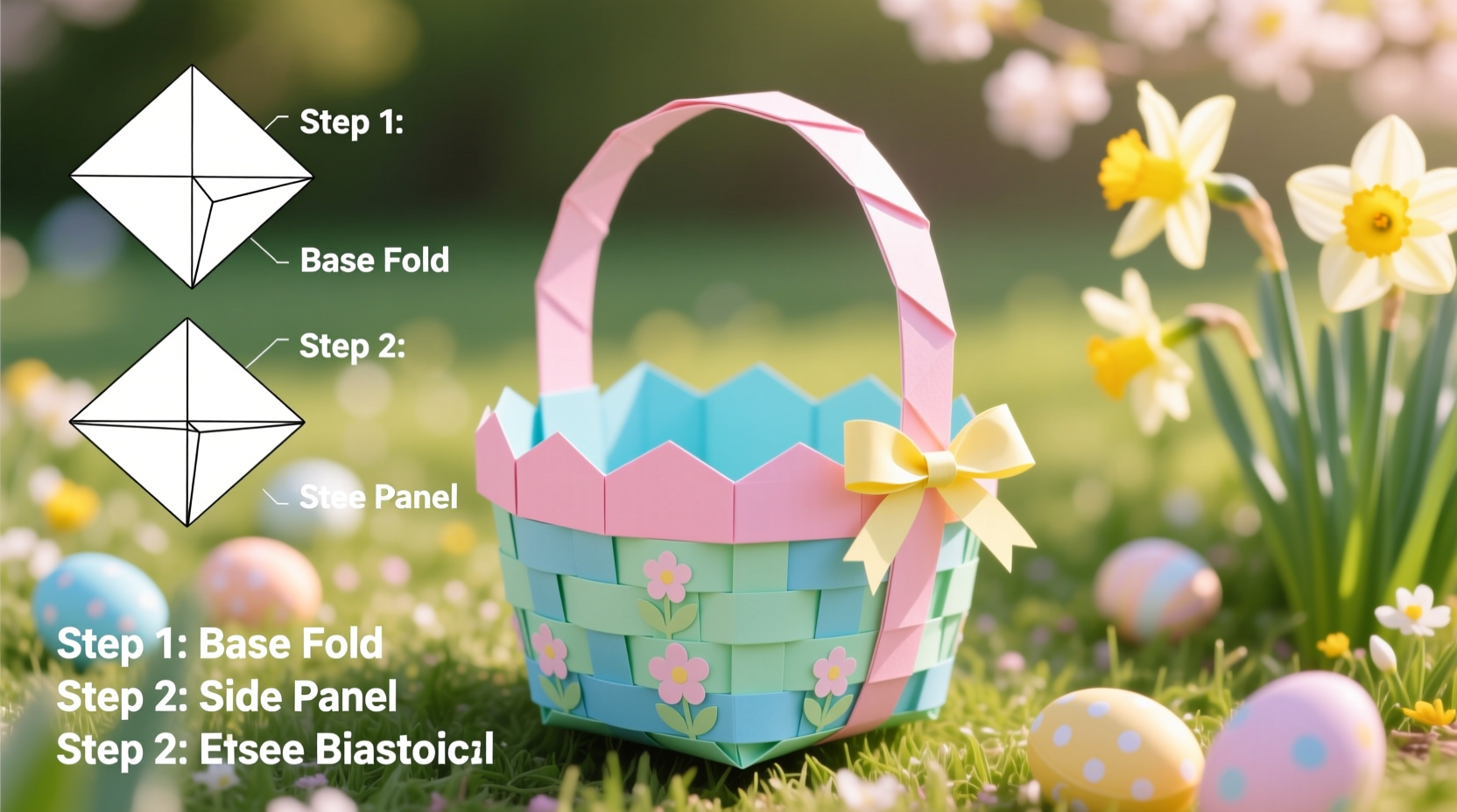 How to Make an Easter Basket Out of Paper