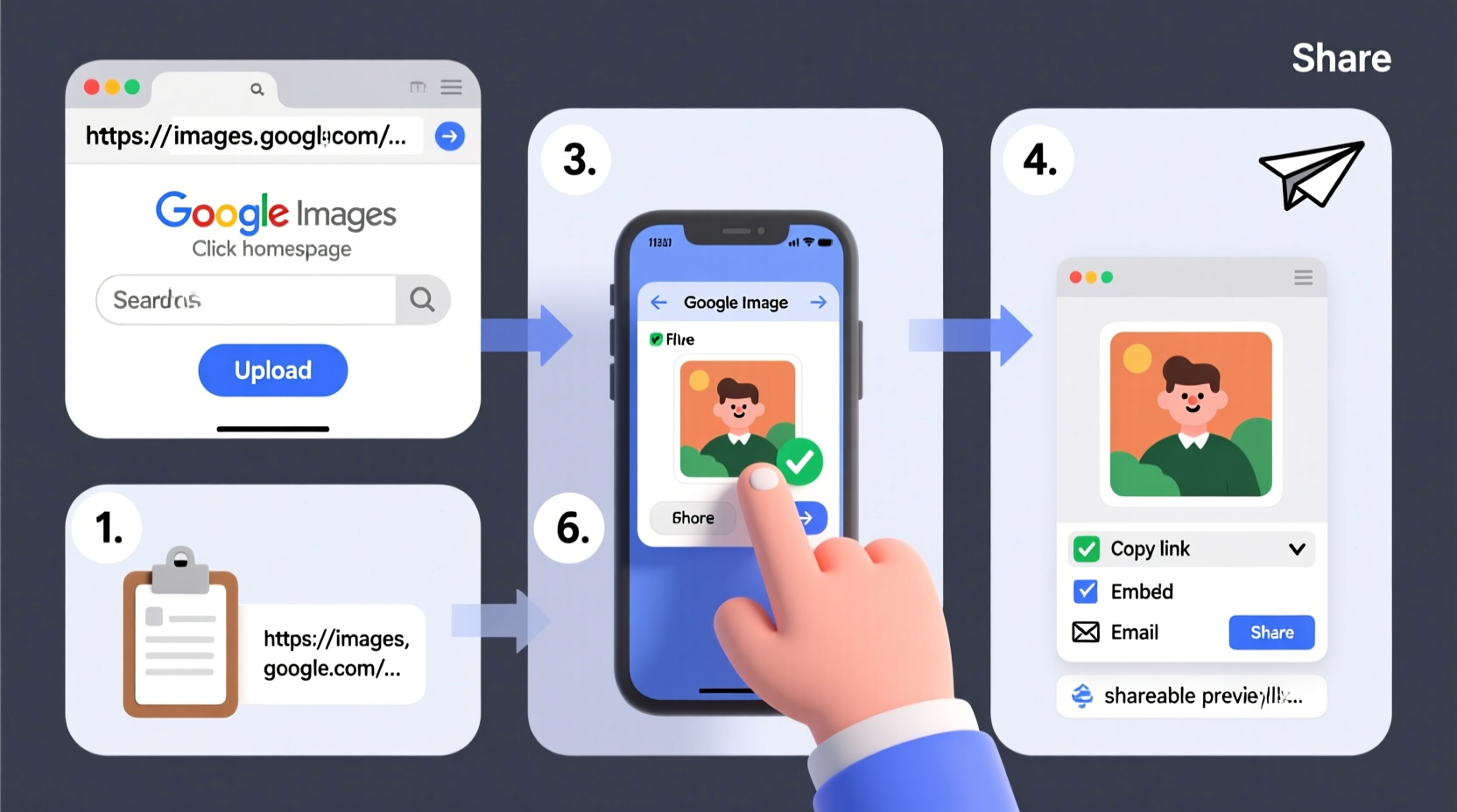 Step By Step Guide How To Upload And Share Images Effectively On Google