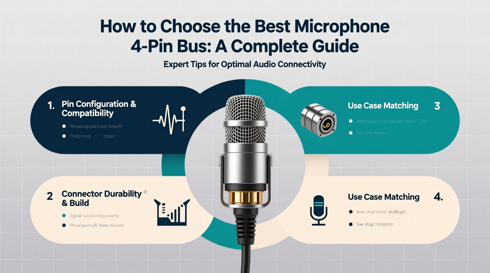 How to Choose the Best Microphone 4 Pin Bus for Your Audio Setup