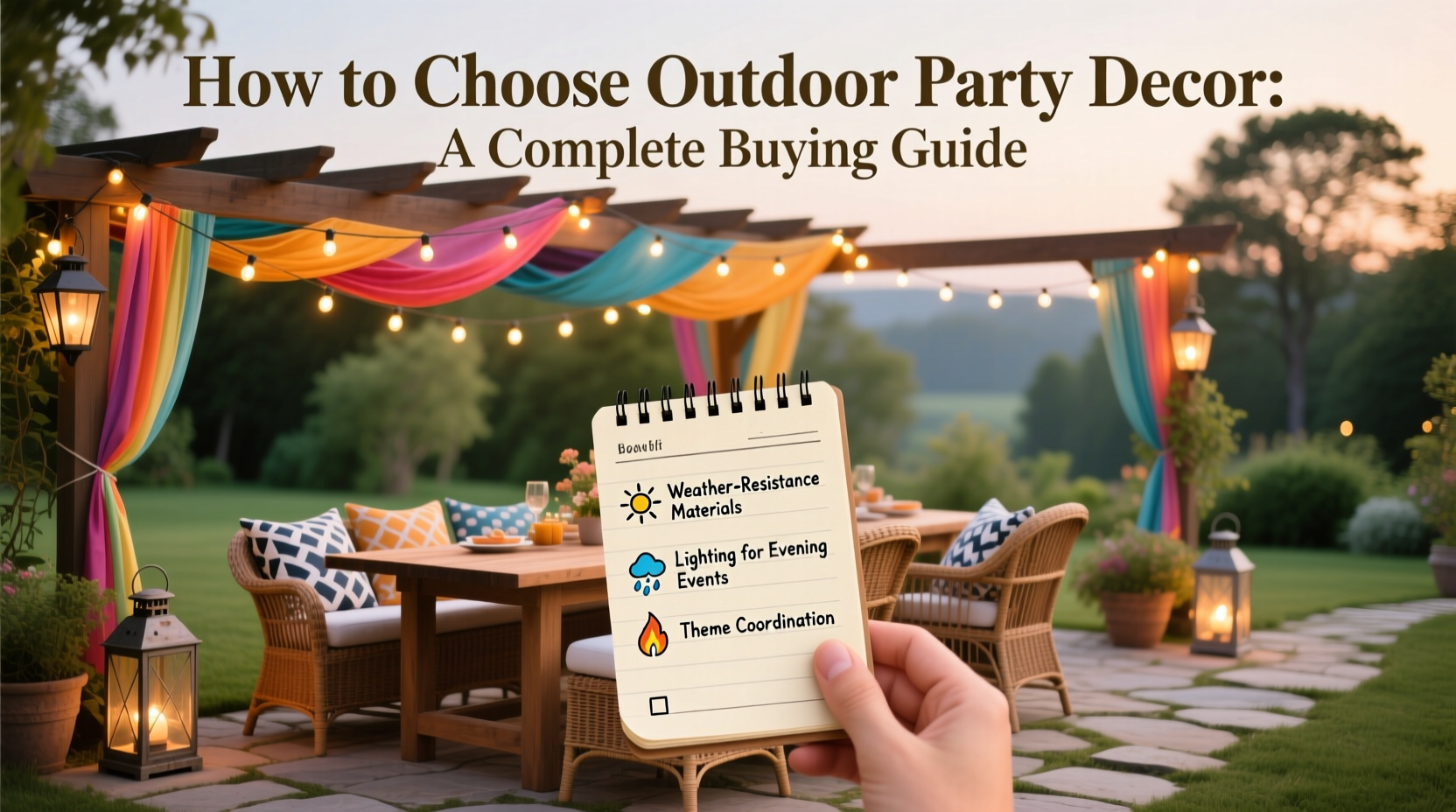 How to Choose Outdoor Party Decor: A Complete Buying Guide