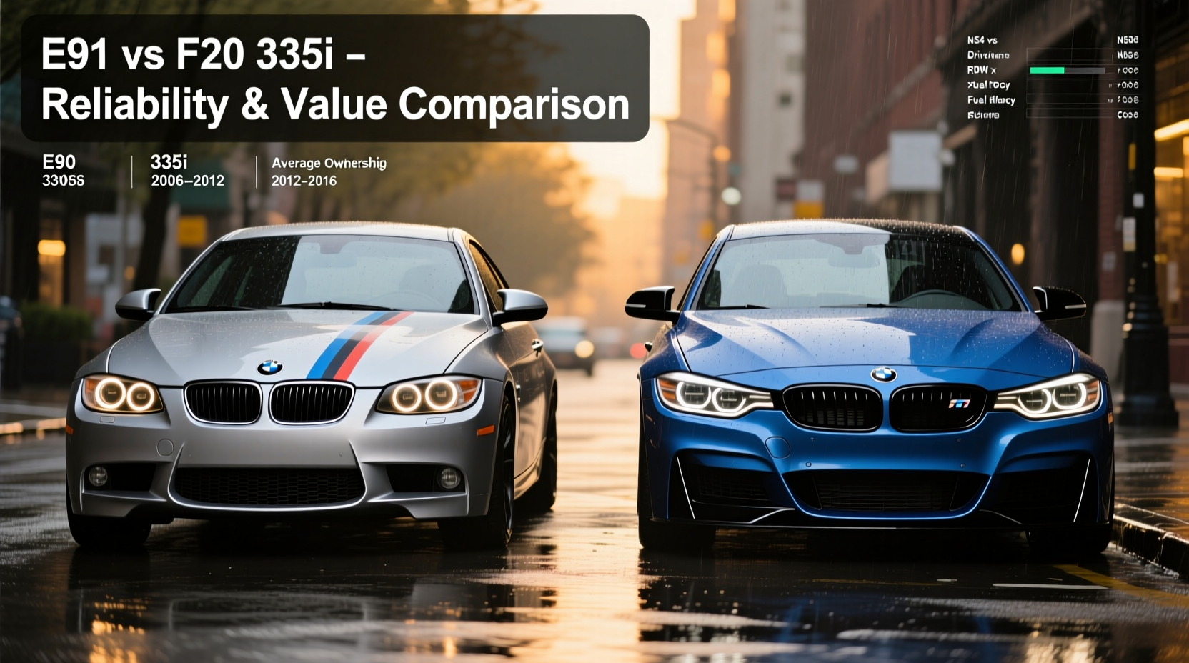 E90 vs F30 335i: Key Differences, Reliability & Value Comparison