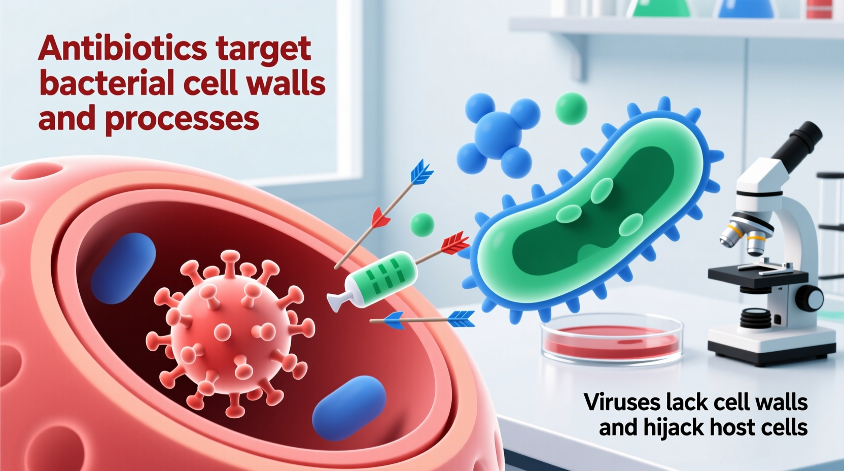 Antibiotics And Viral Infections Why They Dont Work