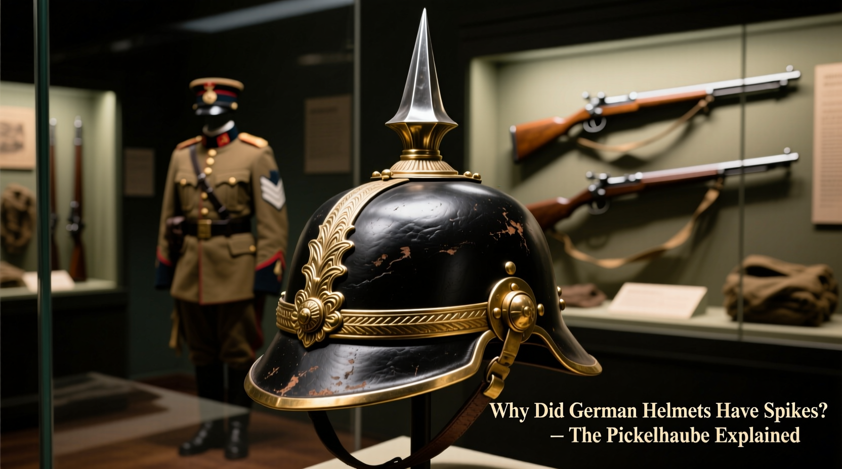Why Did German Helmets Have Spikes Exploring The Pickelhaube