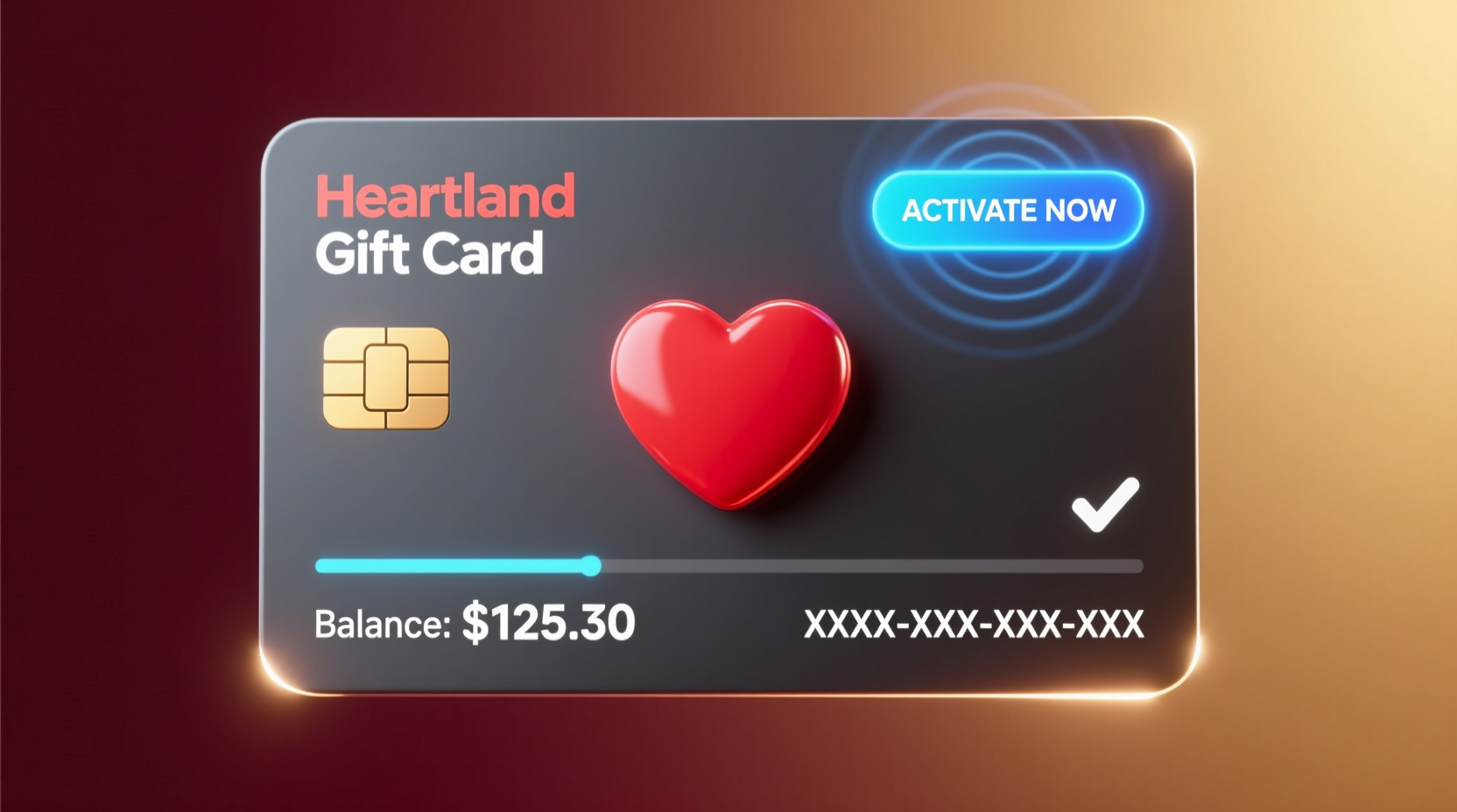Heartland Gift Card Activate Fast Access Balance Checks