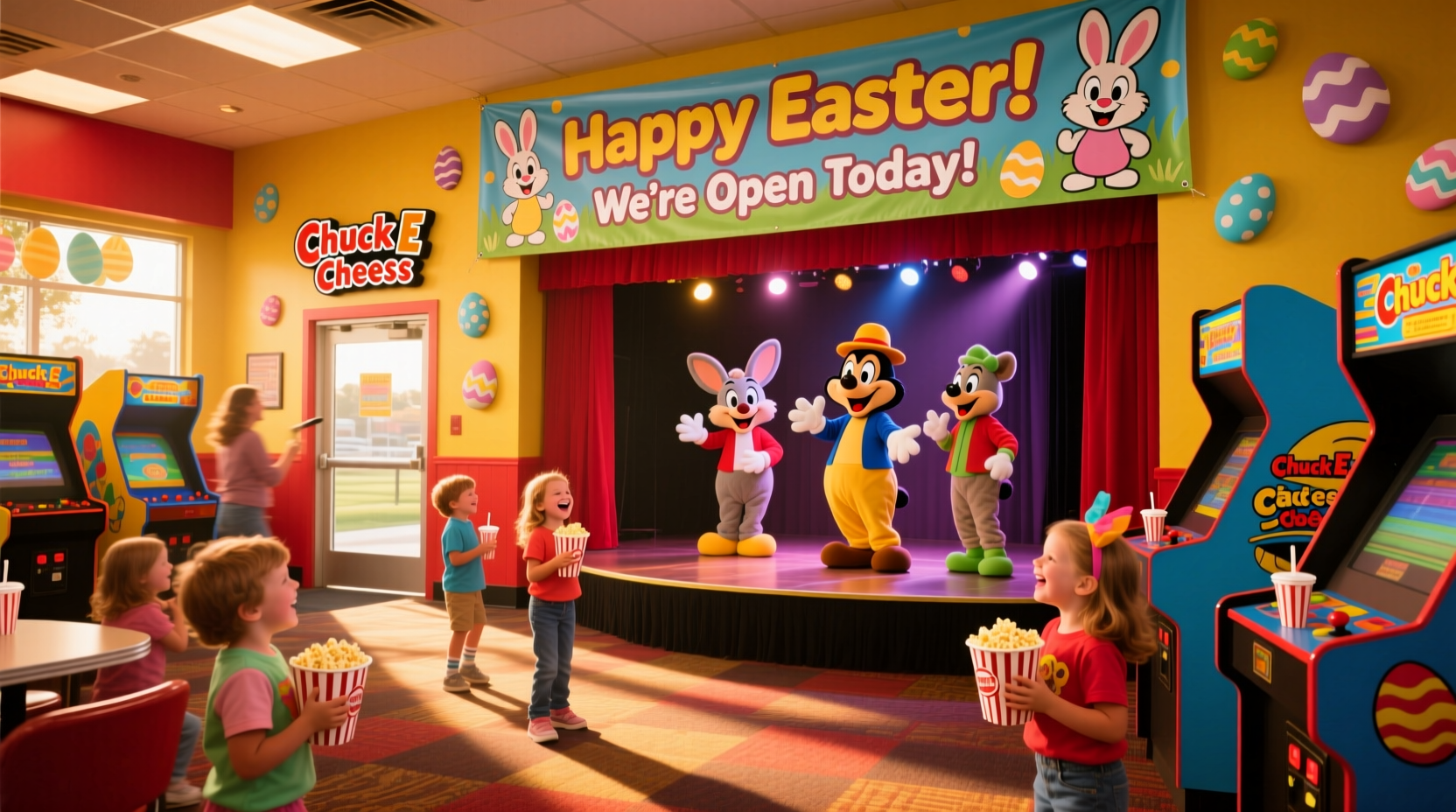 Is Chuck E. Cheese Open Easter Sunday?