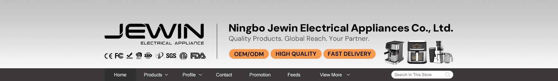 Company Overview - Ningbo Jewin Electrical Appliances Co., Ltd.