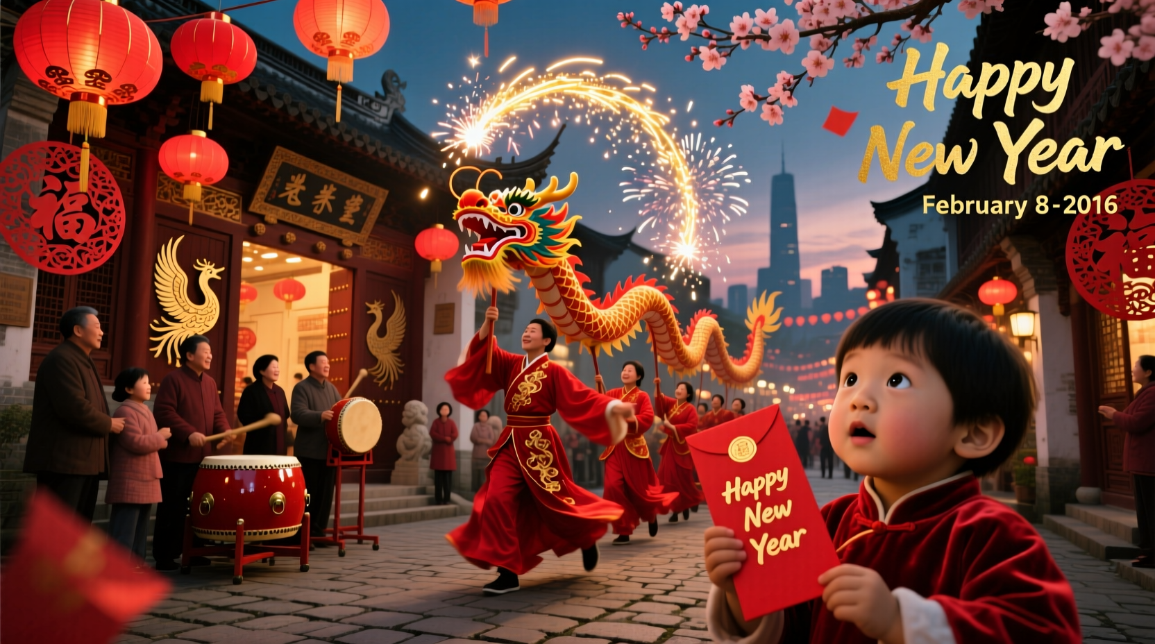 Chinese New Year 2016: February 8, 2016