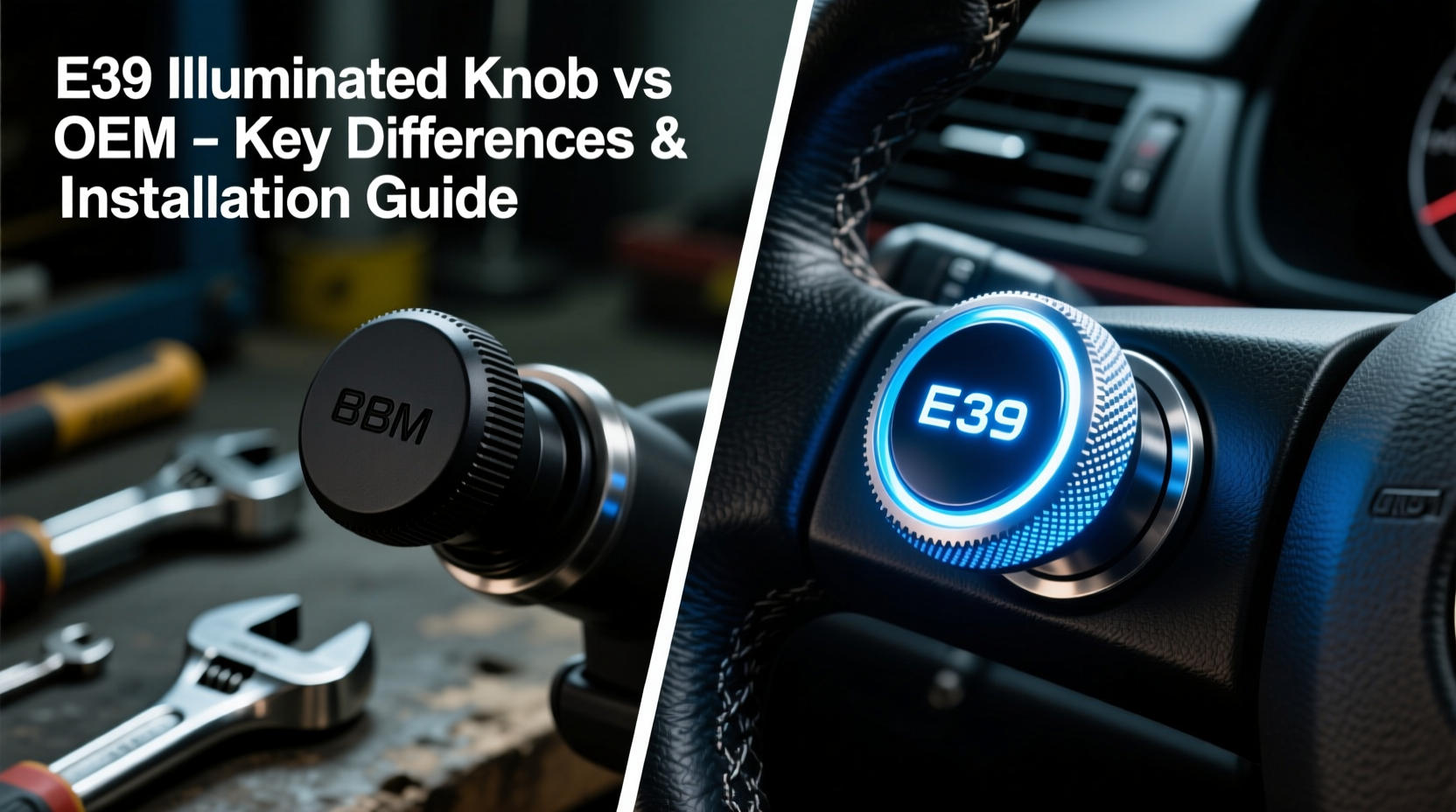 E39 Illuminated Knob vs OEM: Key Differences & Installation Guide