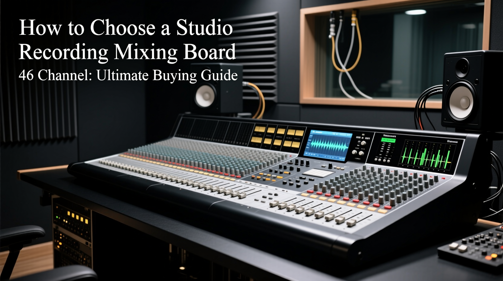 How to Choose a Studio Recording Mixing Board 48 Channel: Ultimate ...