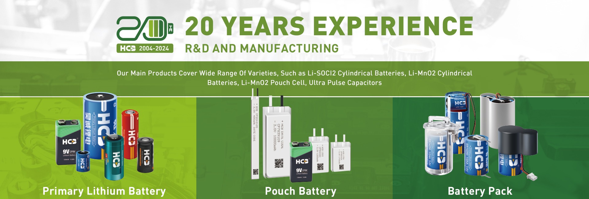 HCB BATTERY CO.,LTD - primary lithium battery, Li-SOCl2 Cylindrical ...